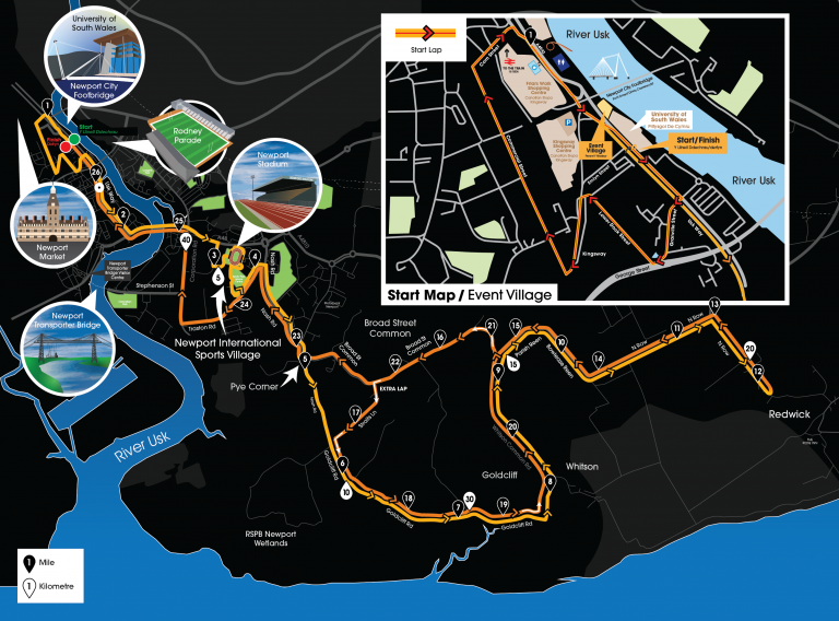 New routes revealed for ABP Newport Wales Marathon, Half and 10K | ABP ...